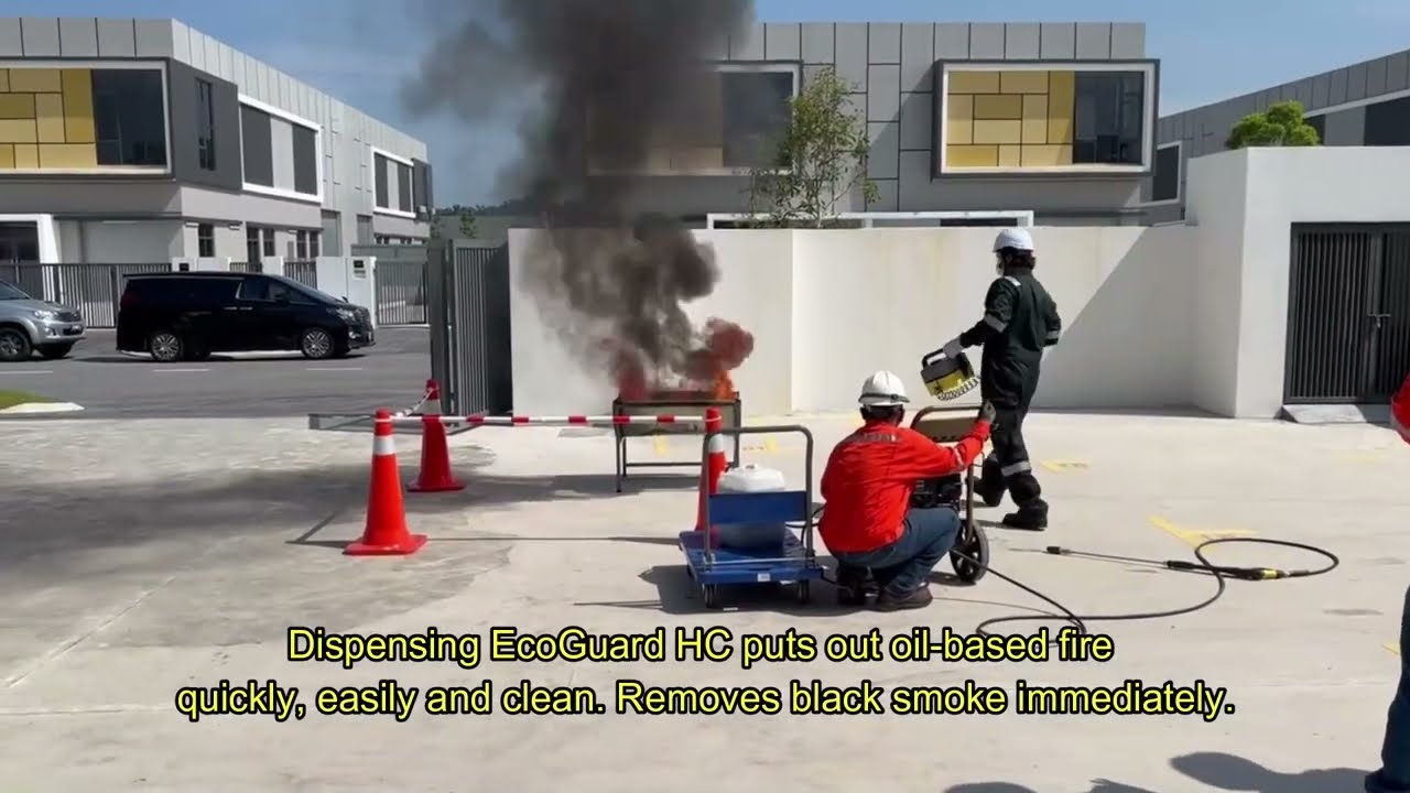 Fire Extinguishing Demonstration | Product Demo | EcoGuard